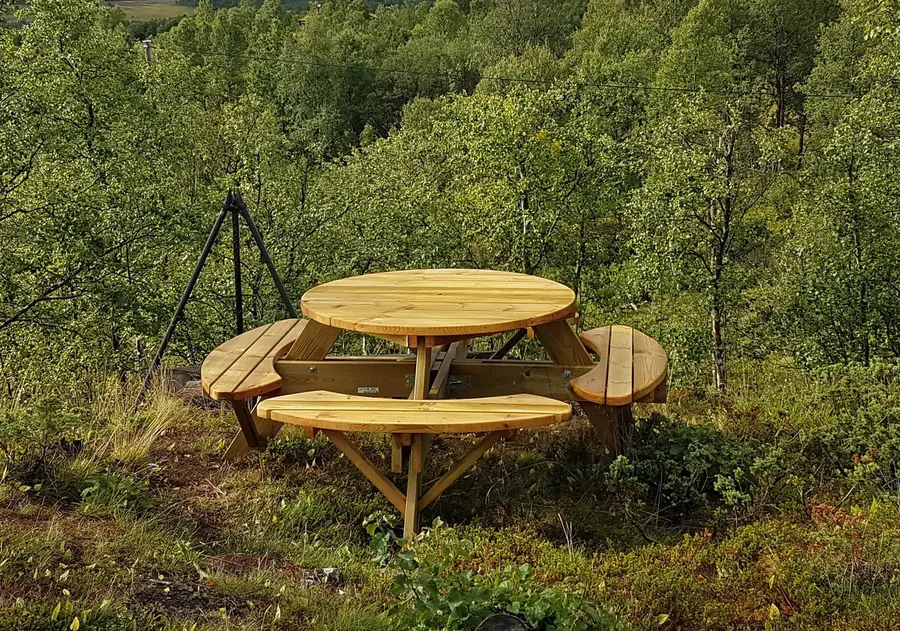 Bord/benk rundt Ø230/150 cm H 73 / 55cm - Trigonor AS